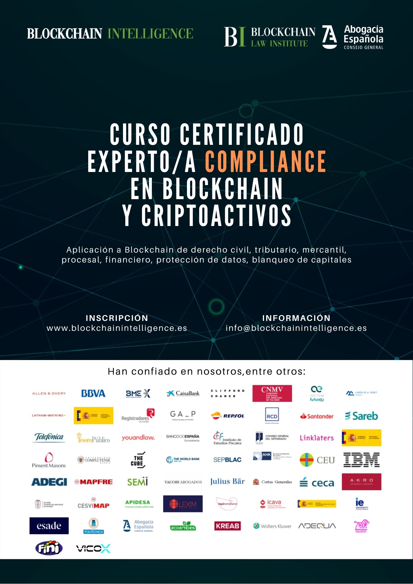 Curso Certificado Experto/a Compliance en Blockchain & Web 3.0 y Criptoactivos - Blockchain ...