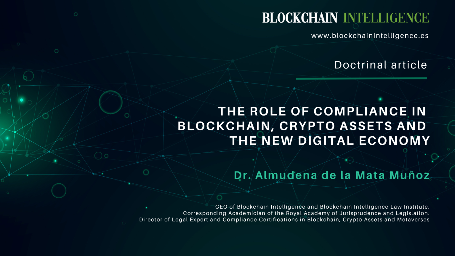 The role of compliance in blockchain, crypto assets and the new digital ...