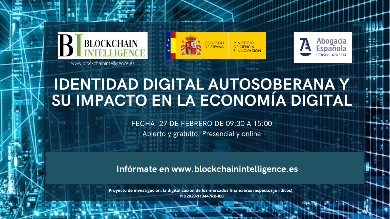 Simposio "Actualidad de la Identidad digital autosoberana y su impacto ...