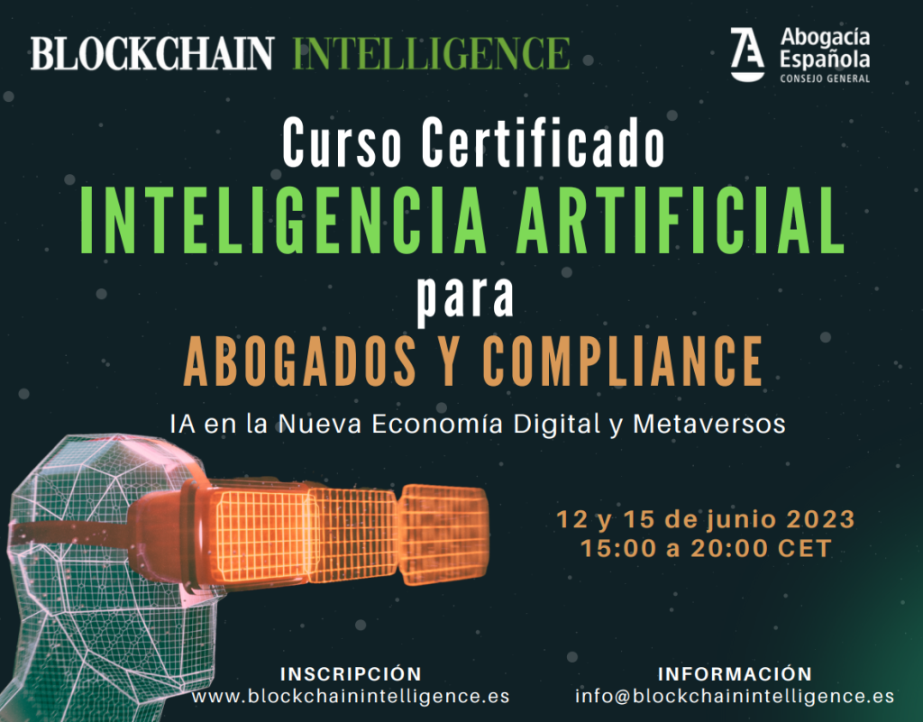 Curso Certificado en Inteligencia Artificial para Abogados y Compliance - Blockchain Intelligence